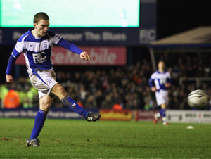 Daisy cutter from the Gardner. The Birmingham midfielder score the ...