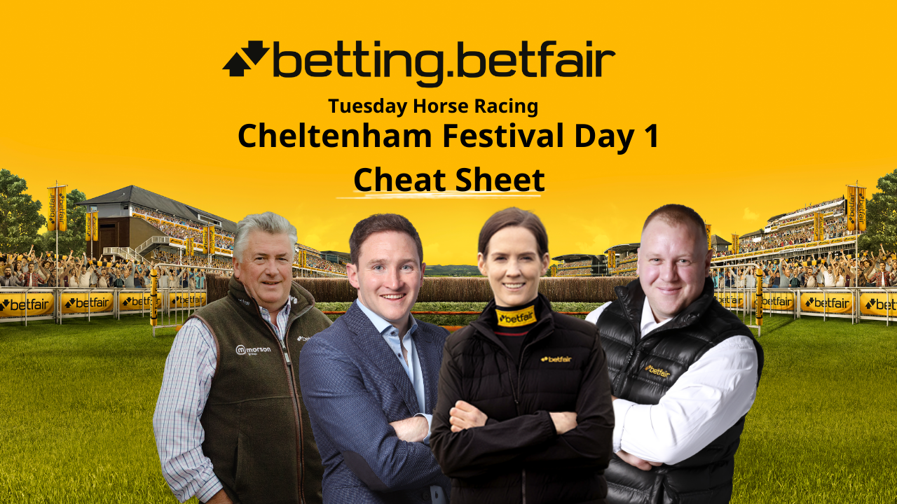 Cheltenham Festival Tuesday Cheat Sheet: Day one tips