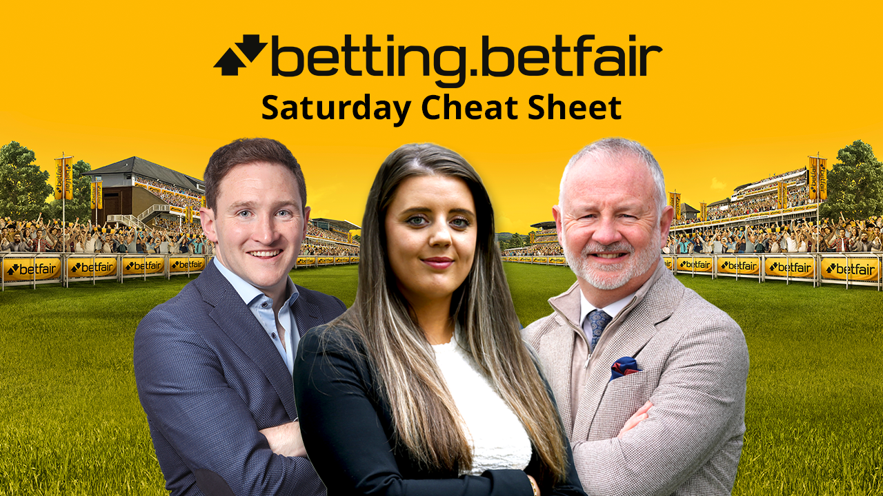 Saturday Racing Tips Cheat Sheet from Betfair