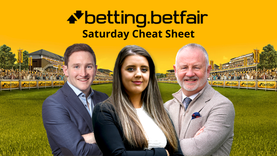 Saturday Racing Tips Cheat Sheet from Betfair