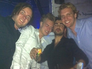 Me with Robin Lindqvist (left) and Viktor