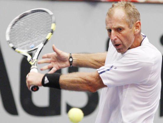 Thomas Muster has half the hair and half the court speed he did in his ...